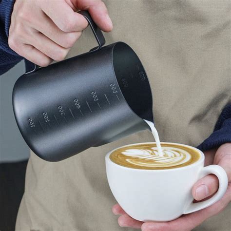 High Quality Milk Jug Pitcher Sharp Spout Frothing Steaming Coffee Milk