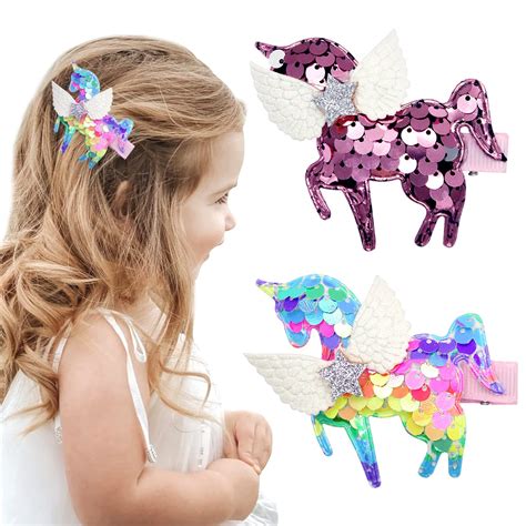 Cartoon Unicorn Flying Over Rainbow Vector Clip Art Illustration