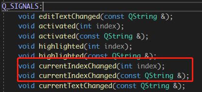 Qcombobox Currentindexchanged Csdn