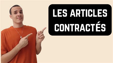 Nivel A1 Clase 13 Los Artículos Contractos En Francés Les Articles