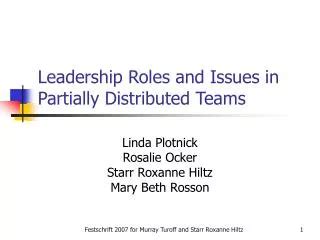 PPT READ Distributed Leadership PowerPoint Presentation Free