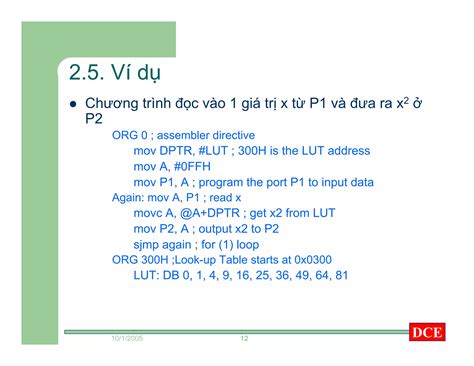 Chap3 8051 microcontroller â assembly PPT