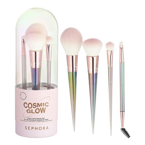 Kit De Pinceaux Visage Et Yeux Cosmic Glow Kit De Pinceaux Visage Et