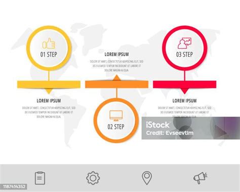 เทมเพลตแฟลตอินโฟกราฟิกเวกเตอร์ วงกลมที่มีลูกศรสําหรับสามไดอะแกรม กราฟ ผังงาน ไทม์ไลน์ กา