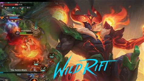 SHAN HAI SCROLLS AATROX GAMEPLAY NEW SKIN Build Runes Wild Rift YouTube