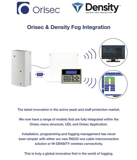 Orisec Uplifts Alarm Systems To Offer Fog Generators Security Group Bristol