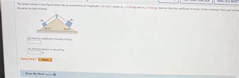 Solved The Syudm Shown In The Figure Below Has An Accele