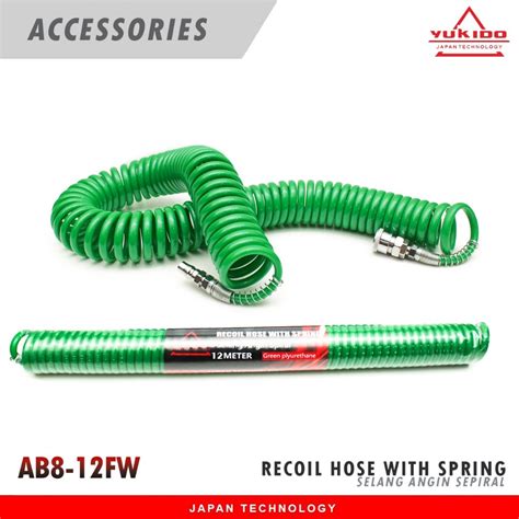 Jual Tekiro Recoil Hose Selang Angin Kompresor Spiral 12meter 9meter