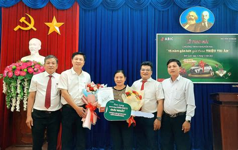 Bảo hiểm Agribank trao thưởng khuyễn mại 15 năm gắn kết gửi trao