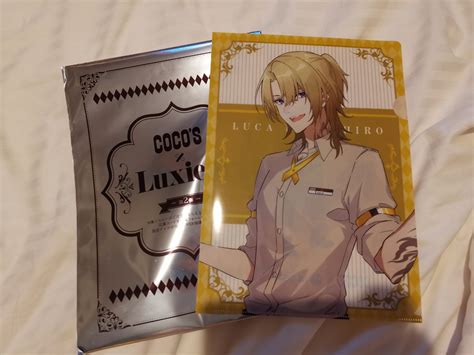 Luxiem X Coco S Collab Clear File Luca Kaneshiro Hobbies Toys
