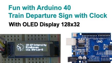 Model Railroad Train Departure Display Oled Rtc Module Ds Programming Arduino Forum