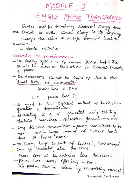 Module 3 Transformers Pdf