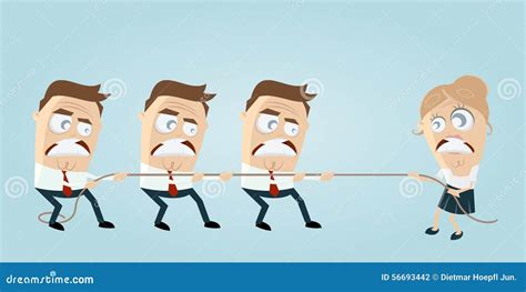 Battle Of The Sexes Stock Vector Illustration Of Rivalry 56693442