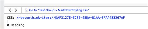 A Matter Of Style Markdown Devonthink Devontechnologies Community