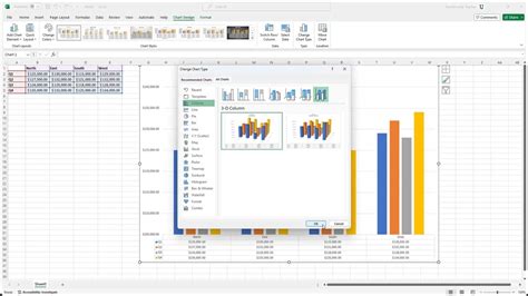 Change The Chart Type In Excel Instructions And Video Lesson