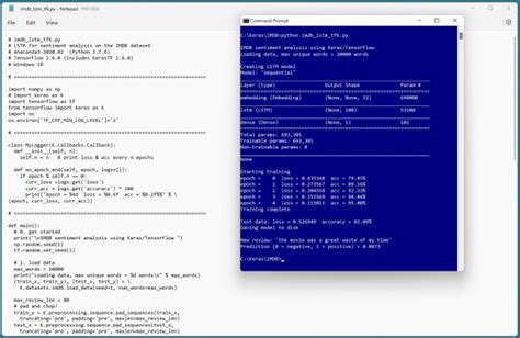 Imdb Movie Review Sentiment Analysis Using An Lstm With Keras James D