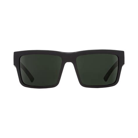 Spy Optic Montana Soft Matte Black Happy Gray Green My Cooling Store