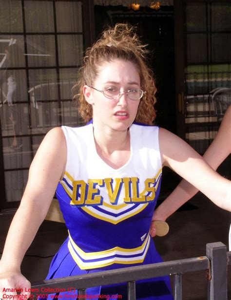 Firm Hand Spanking Amanda Lewis 19 12 2005 Cheerleader Paddling
