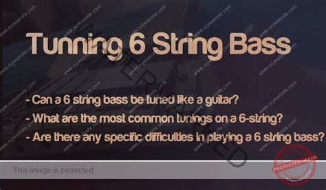 Can A String Bass Be Tuned Like A Guitar