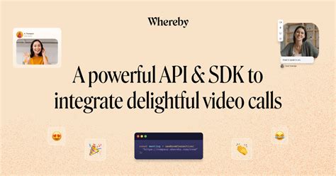 Webrtc Video Calling Api And Sdk Whereby Embedded