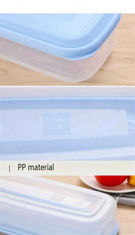 뚜껑이있는 1pc 파스타 용기 식품 보관 Crisper 밀봉 식품 보관 용기 플라스틱 스파게티 용기 파스타 주최자 밀폐