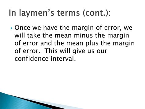 PPT Margin Of Error And Confidence Intervals PowerPoint Presentation ID