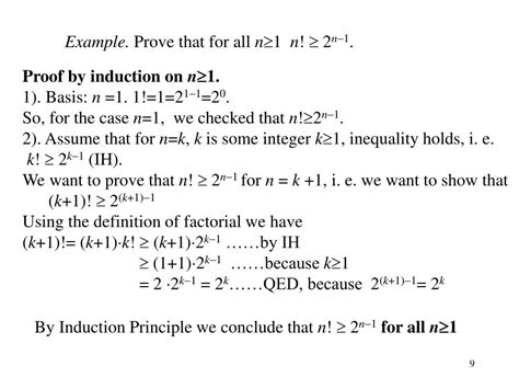 ppt mathematical induction powerpoint presentation free download