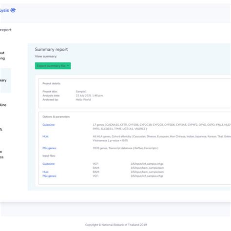 The Output Report Page The Output Report Page Consists Of Output Download Scientific Diagram