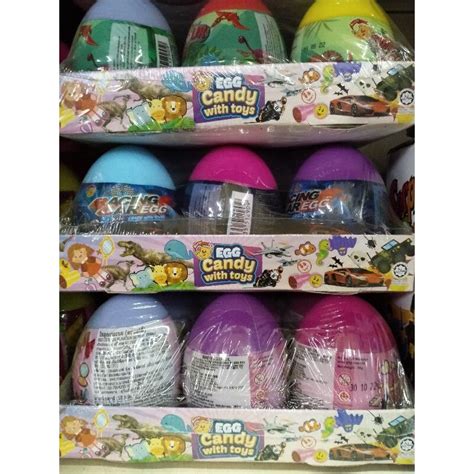 Beardy Egg Candy With Toys 1 Packet 12 Pcs Shopee Malaysia