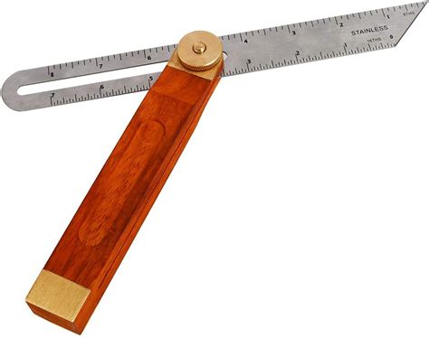 Adjustable Carpentry Square Bevel Gauge Sliding T Bevel 230mm Blade
