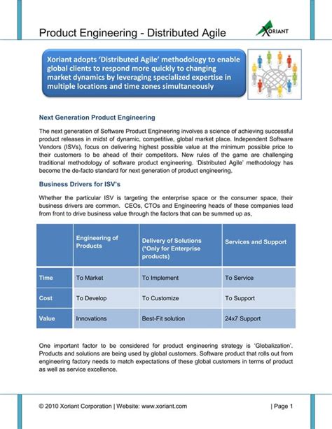 Product Engineering Distributed Agile PDF