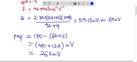SOLVED Exercise 4 The PH In The Matrix Is 8 The PH In The Intermembrane Space Is 7 Calculate
