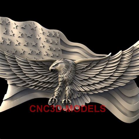 Stl Files For Cnc Router Eagle Etsy