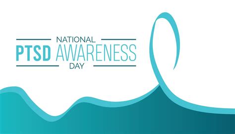 National PTSD Awareness Day Observed Every Year In June Template For