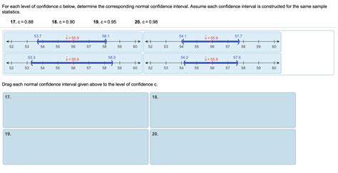Solved For Each Level Of Confidence C Below Determine The Chegg