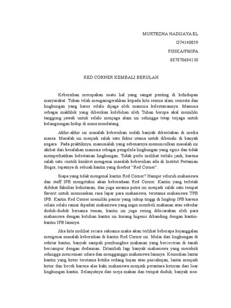 Contoh Essai Pdf