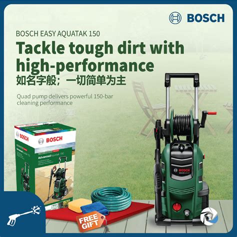 Bosch Advanced Aquatak 150 High Pressure Washer 2200w 150 Bar Bosch