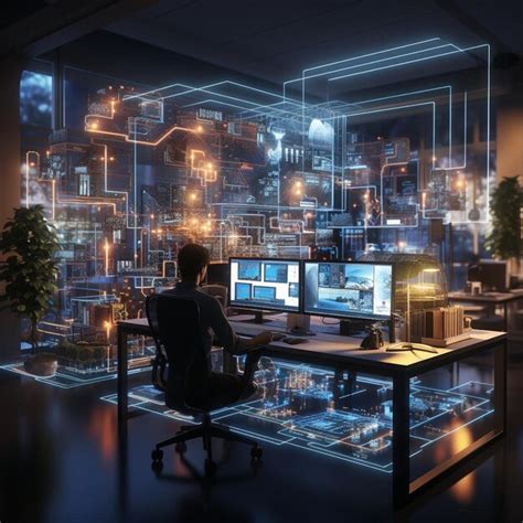 Ai Company Software Development Design Premium Ai Generated Image