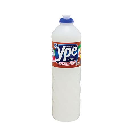 Detergente Liquido 500ml Ype Coco Papel Plástico And Cia Embalagens