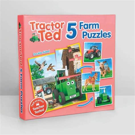 Tractor Ted 5 Farm Jigsaw Puzzles Clapham Agricultural Engineering