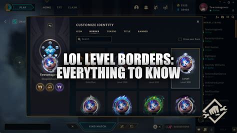 Lol Level Borders Everything To Know