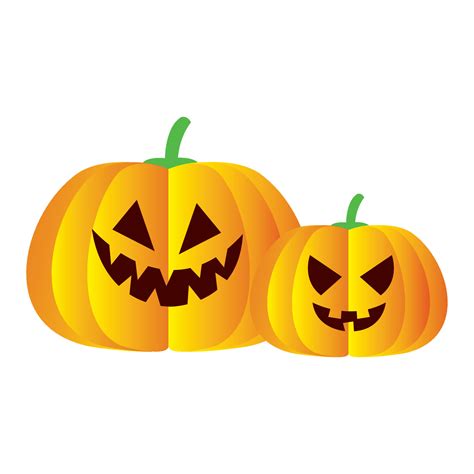 Diseño De Vector De Dibujos Animados De Calabazas De Halloween 18783828