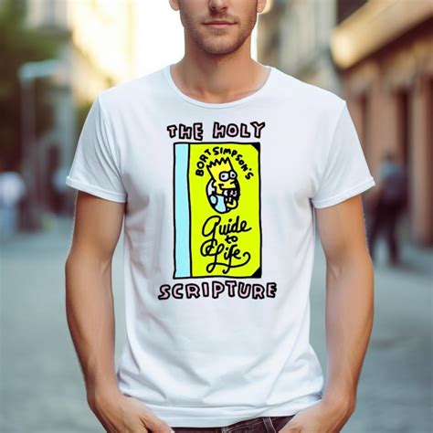 Bart Simpson The Holy Scripture Shirt Hersmiles