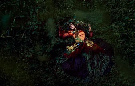 Download Wallpaper Girl Nature Style Fantasy Lies Horns Image