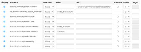 Managing Batches