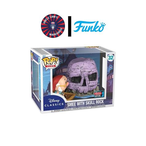 Funko Pop Town Disney Classics Smee With Skull Rock Fall Con 32