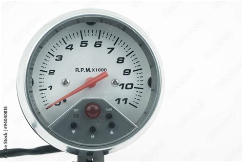 Speedometer In Car For Measure The Velocity The Equipment Gauge In Control Area Of The Car