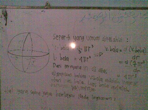 Di Bawah Langit BiruNya Ada Apa Dengan Volume Dan Luas Bola