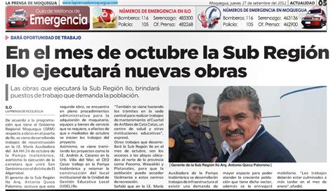 Grupo Iniciativa Anticorrupcion Ilo En El Mes De Octubre La Sub Región