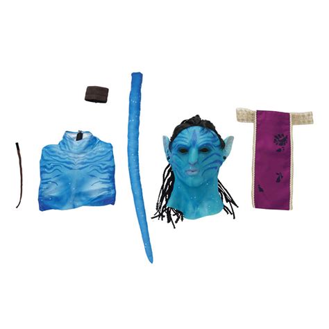 2022 Avatar 2 The Way Of Water Neytiri Cosplay Costume Blue Jumpsuit W